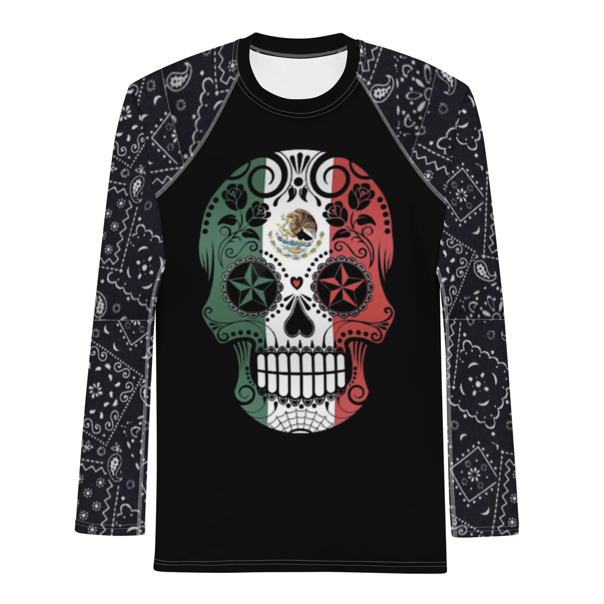 Mexican Calavera Men MMA Rash Guard – Chingon MMA