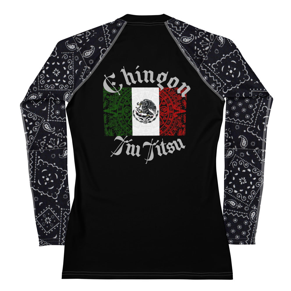 Mexican Calavera Ladies BJJ Rash Guard – Chingon MMA
